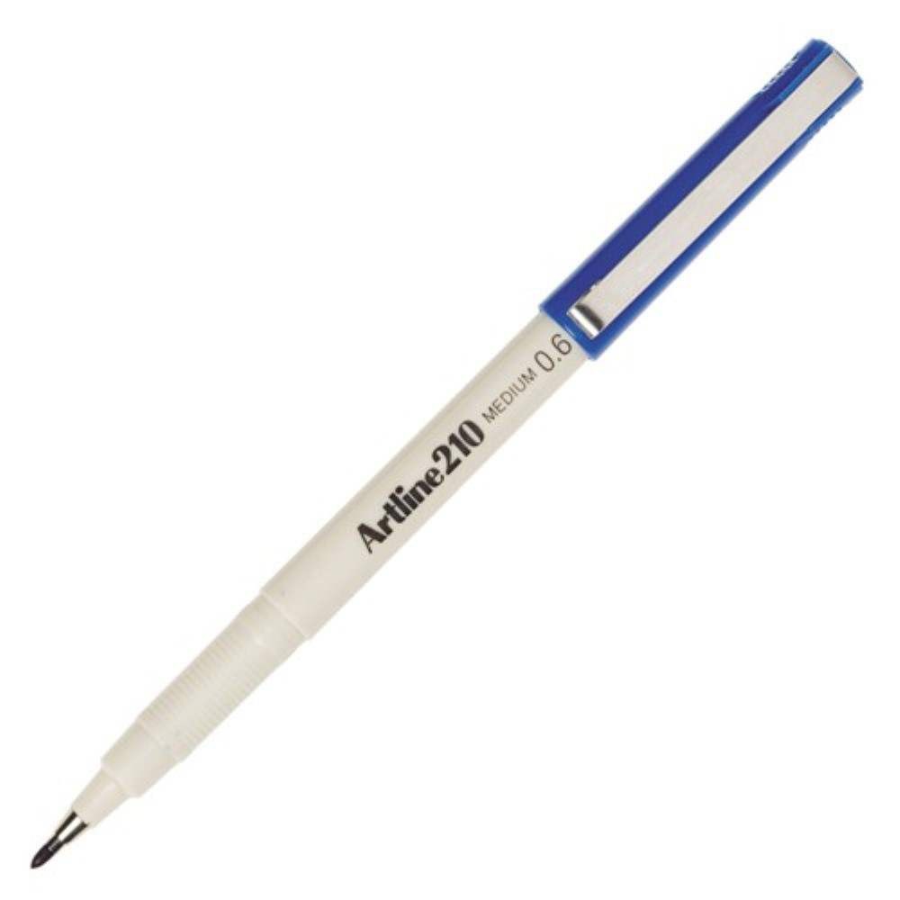 ARTLINE 210 (0.6MM) WRITING PEN BLUE – KLD Stationary