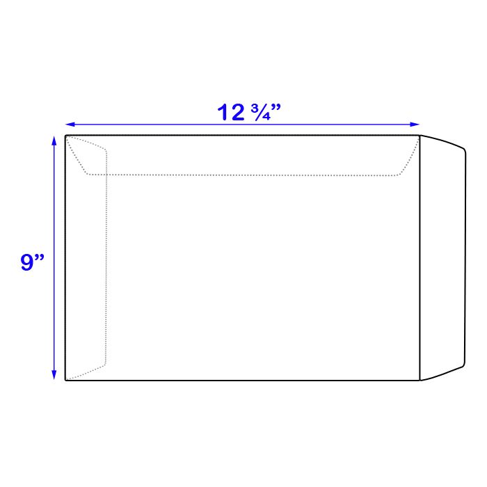 WHITE ENVELOPE 9MM x 12MM (A4 SIZE) – KLD Stationary